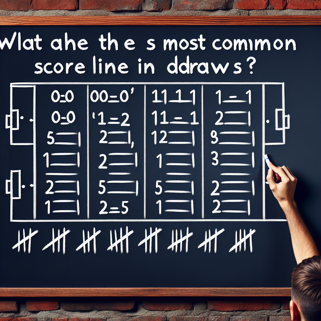 What is the most common scoreline in draws? – Accurate FT Football Draw ...